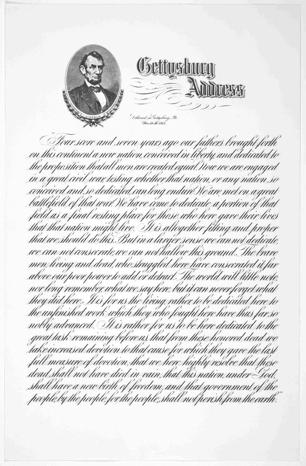The Gettysburg Address American History