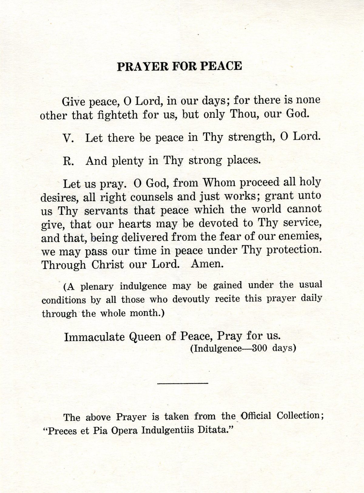 Marian Devotion and Archbishop Walsh – A Prayer for Peace During World ...
