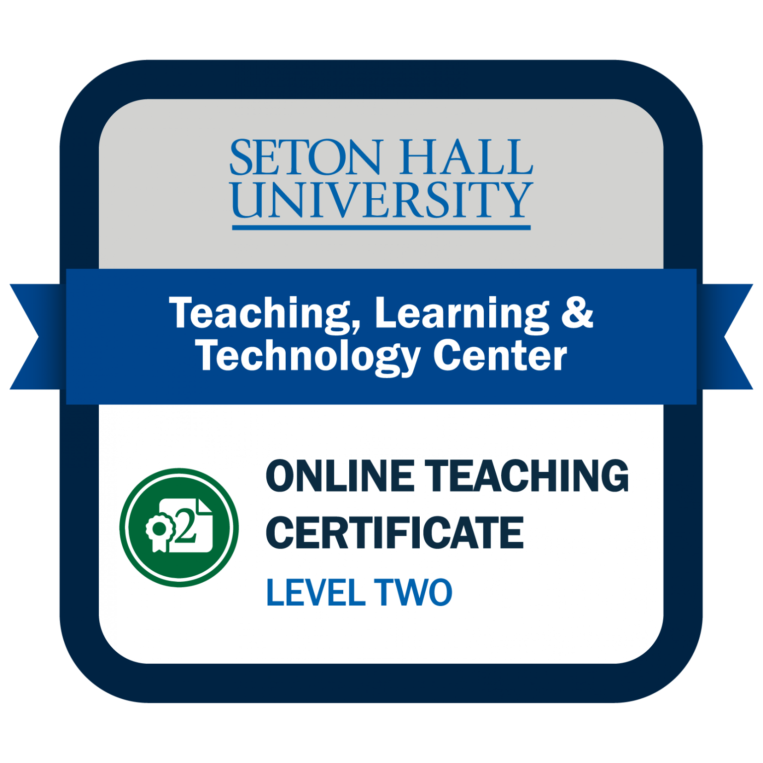 Online Teaching Certificate Level 2 – The Badges Blog