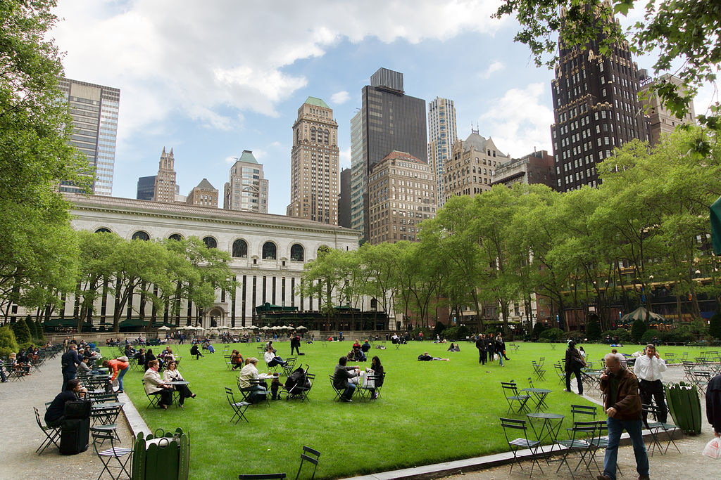 Bryant Park History Of New York City Bryant Park History Of New York City